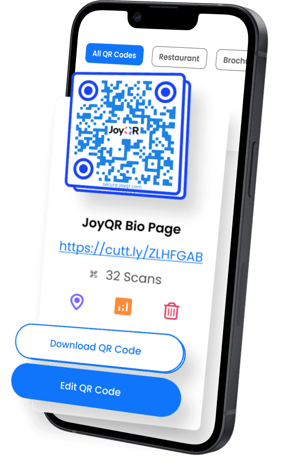 JoyQR: Create Custom QR Codes & Bio Links